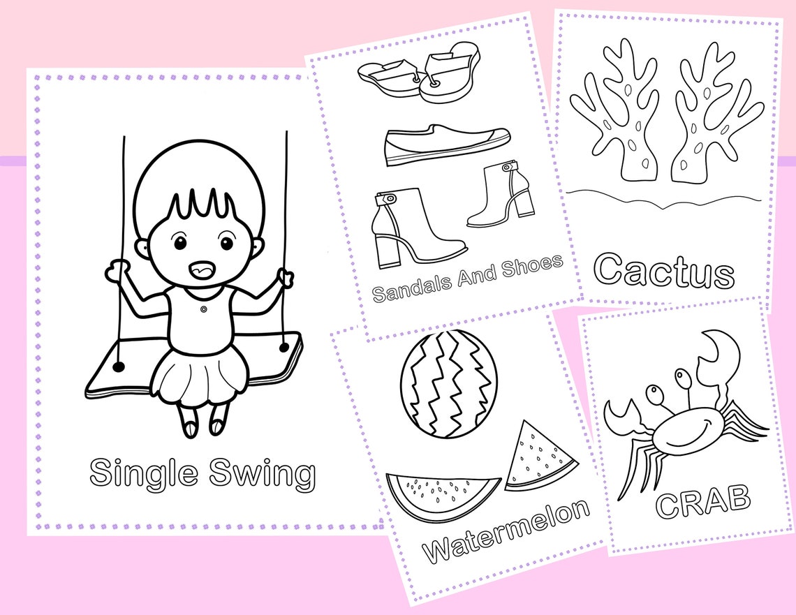 50 Fun and Easy Printable Coloring Pages for Kids: Simple and Perfect ...