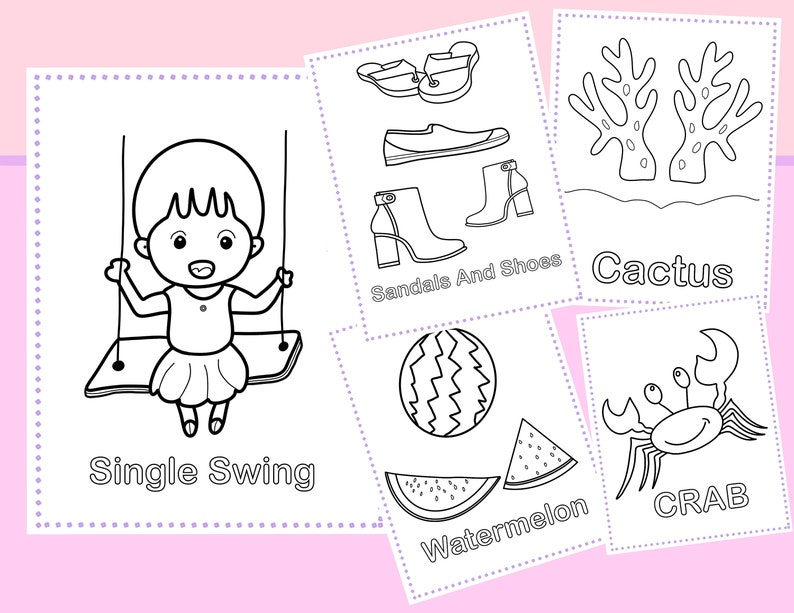 50 Fun and Easy Printable Coloring Pages for Kids: Simple and Perfect ...