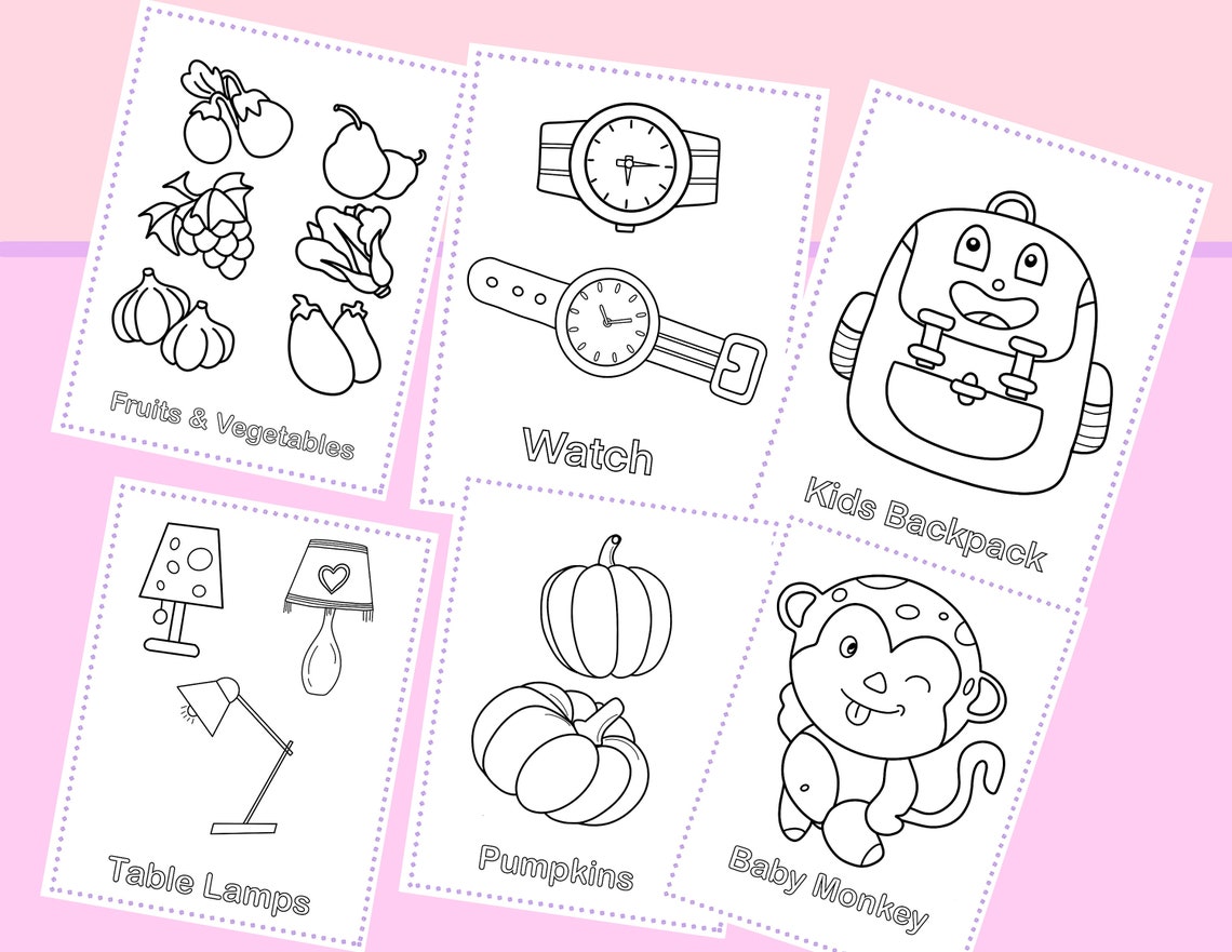50 Fun and Easy Printable Coloring Pages for Kids: Simple and Perfect ...