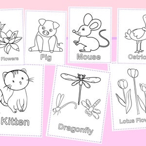 50 Fun and Easy Printable Coloring Pages for Kids: Simple and Perfect ...