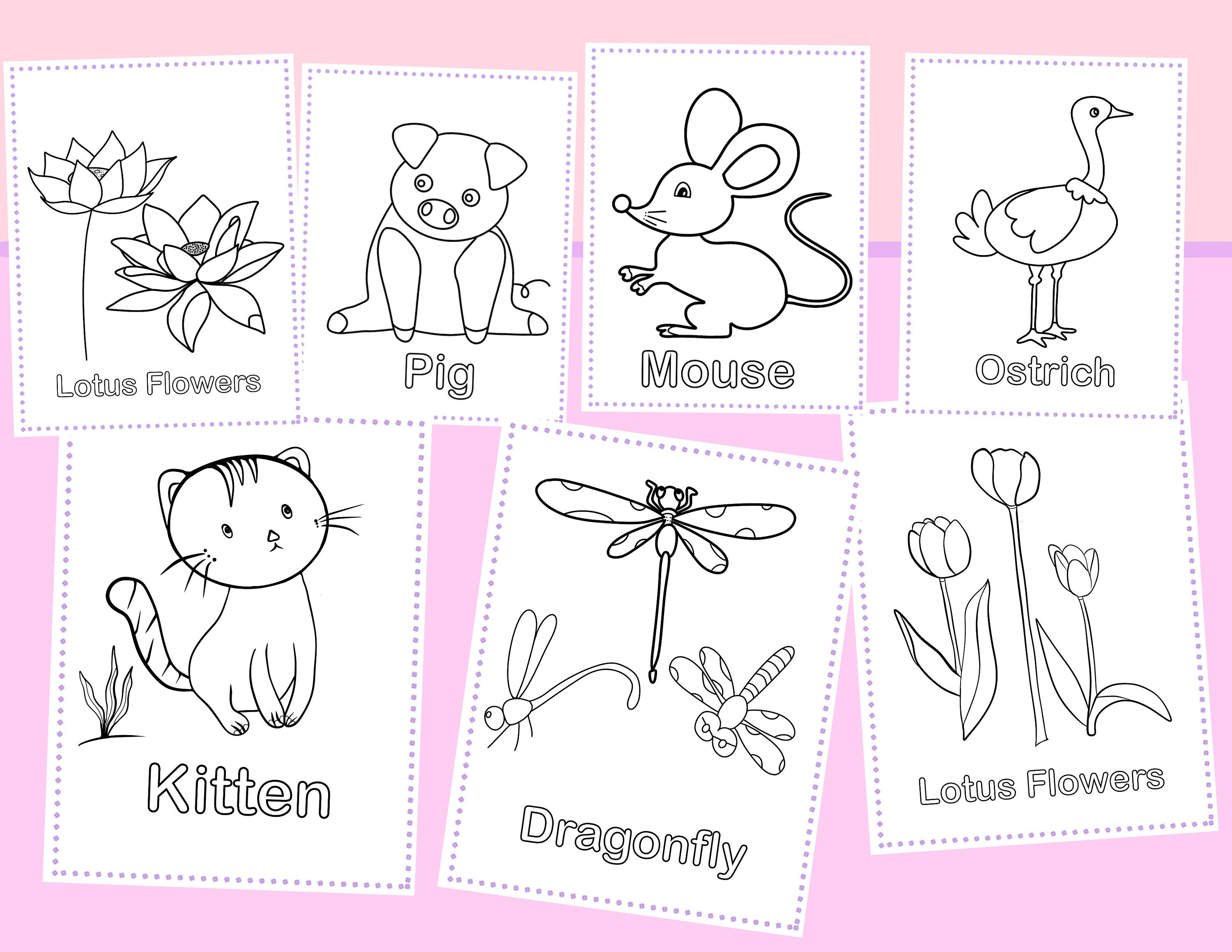 50 Fun and Easy Printable Coloring Pages for Kids: Simple and Perfect ...