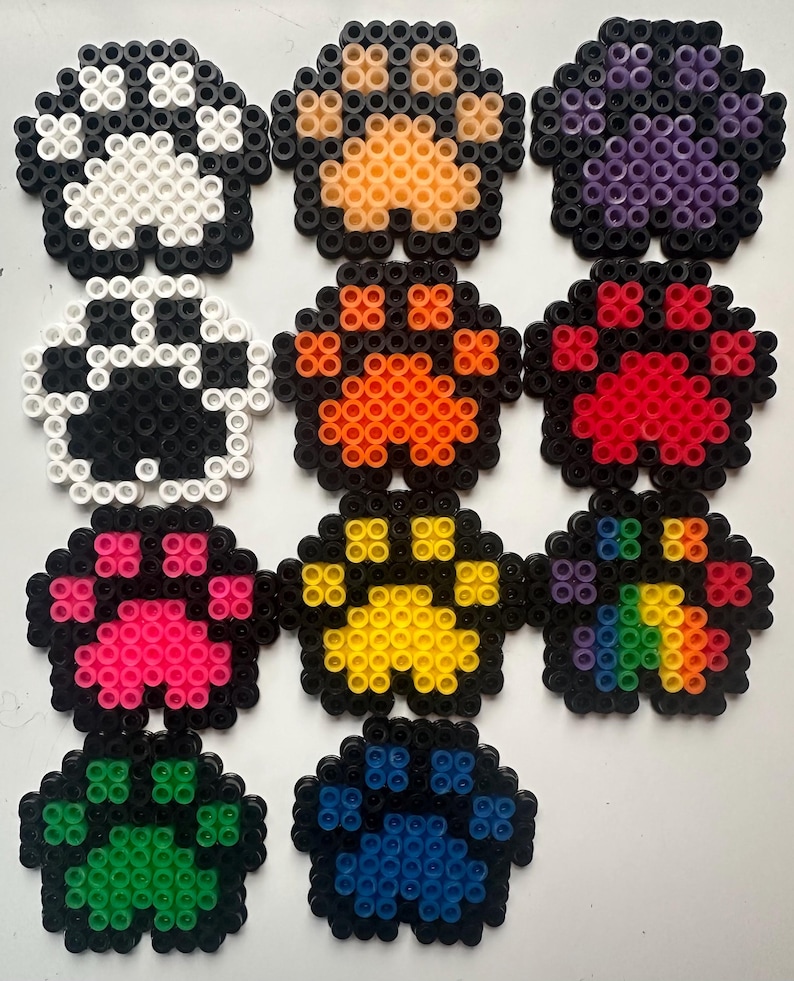 Paw Print Magnets/ornaments - Etsy