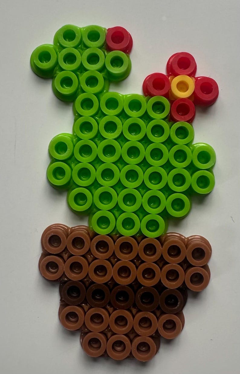 Cactus Perler Magnets - Etsy