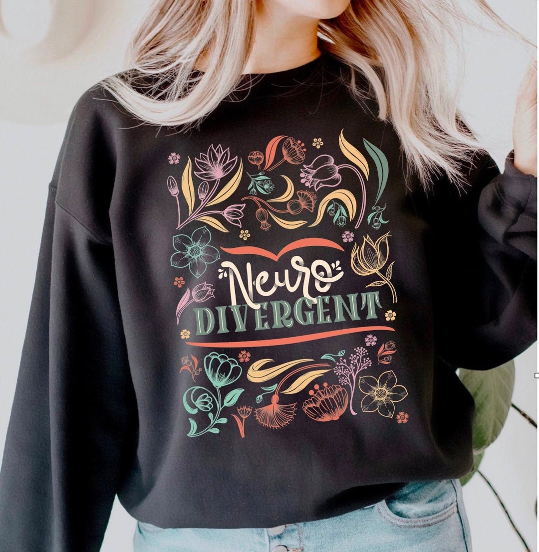 Neuro Divergent Wild Flower Shirt Autism Awareness T-shirt - Etsy