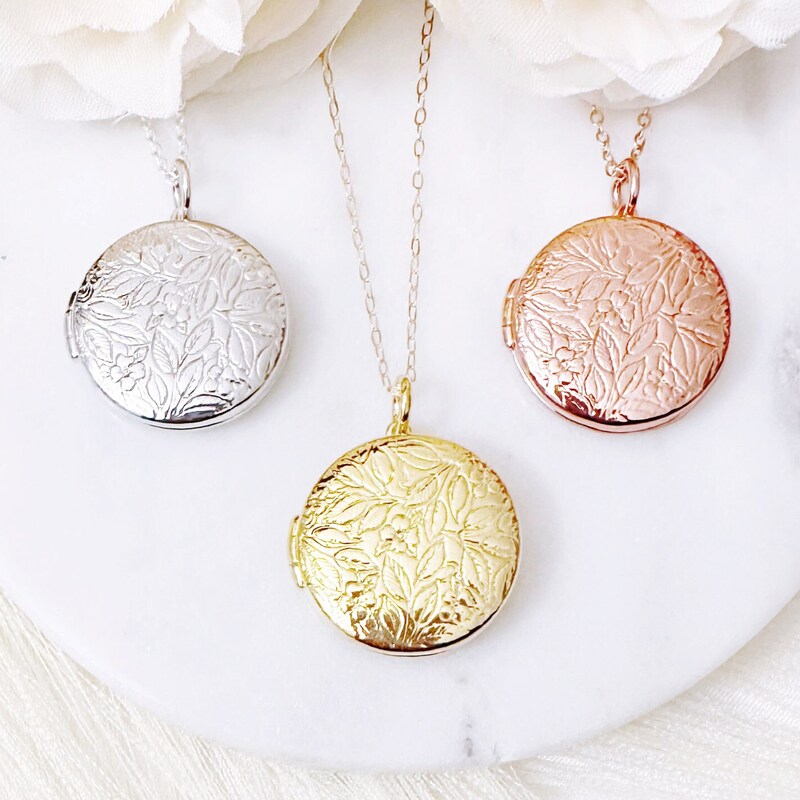 Large Silver Locket - Etsy