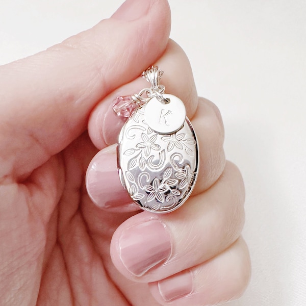 Birthstone Locket - Etsy