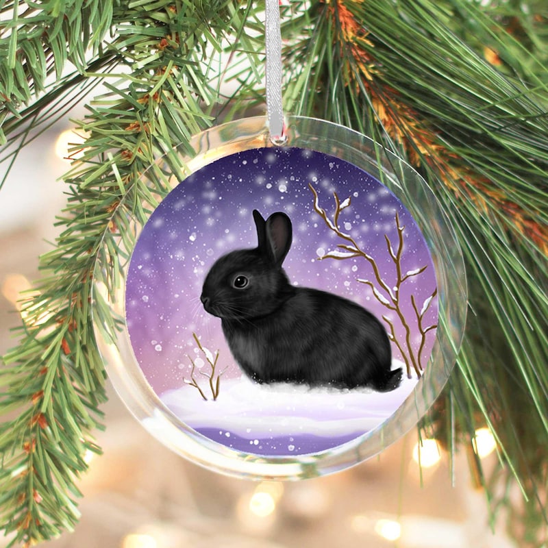 Rabbit Ornament - Etsy
