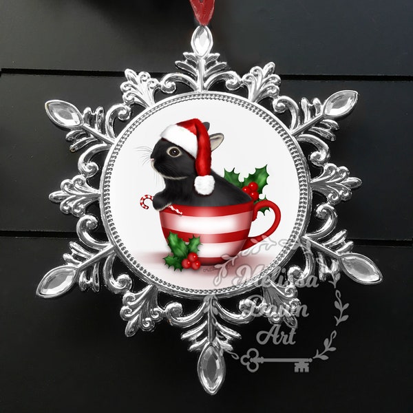 Rabbit Ornament - Etsy