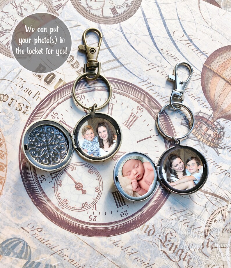 Keychain Locket / Locket Keychain / Mens Locket / Compass - Etsy