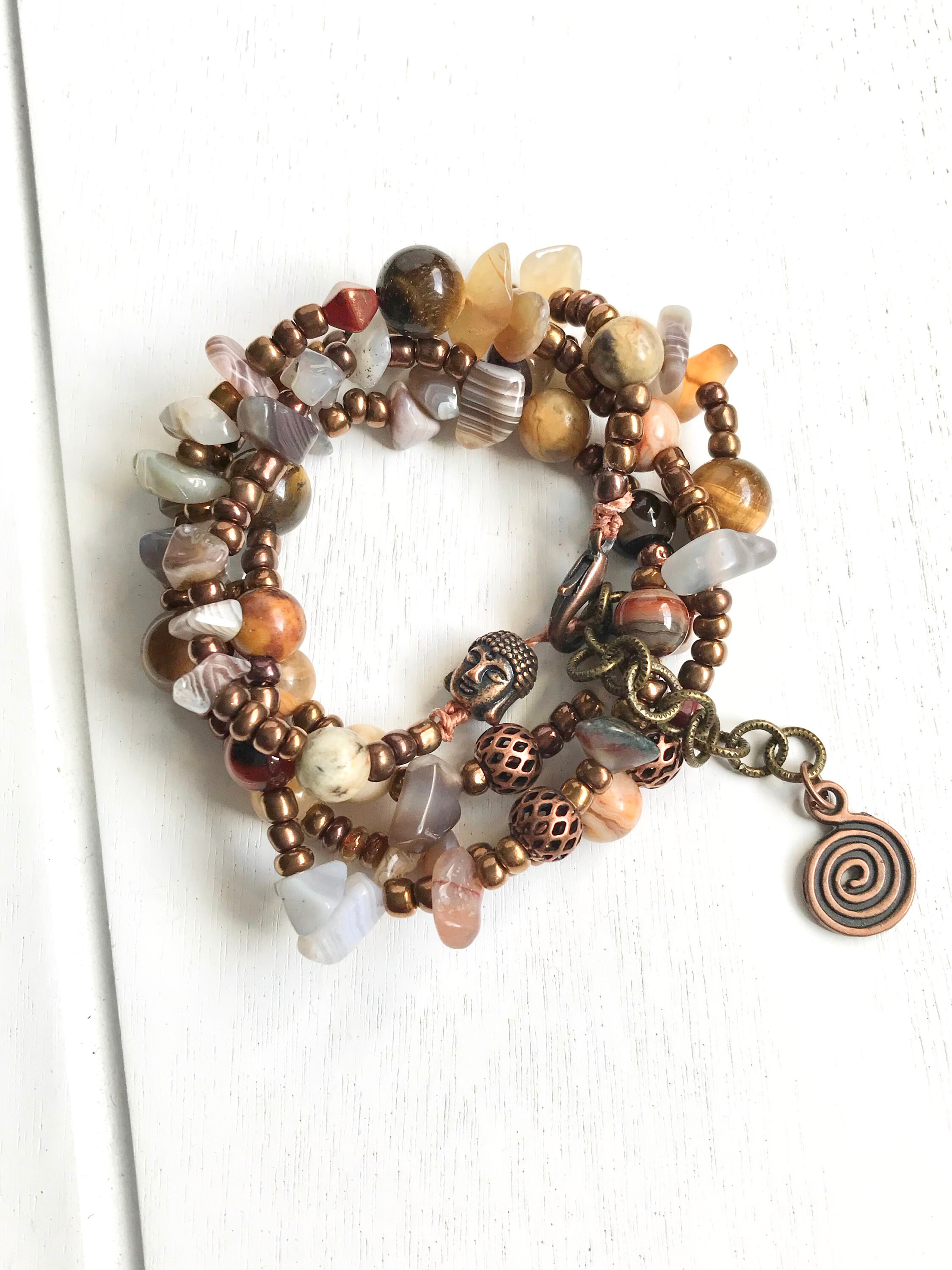 Handmade Bead Jewelry, Bracelet/necklace Bead Jewelry for Women, Boho ...