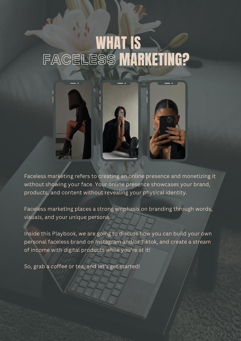 Faceless Digital Marketing Playbook - Blueprint Guide to Launching Your ...