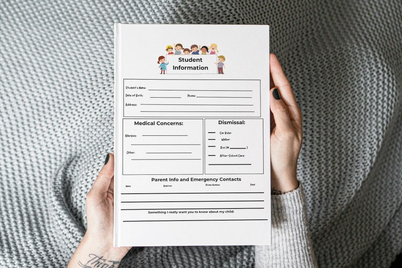 Student Information Sheet, Meet the Teacher Night, Parent Teacher ...