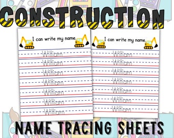 Unicorn Girl's Custom Name Tracing Sheets, Personalized Name Tracing ...