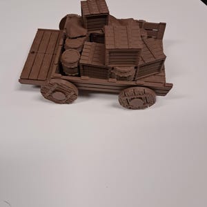 D&D 3D Printed Boxes, Crates, and Barrel Set. Environmental, Miniature ...