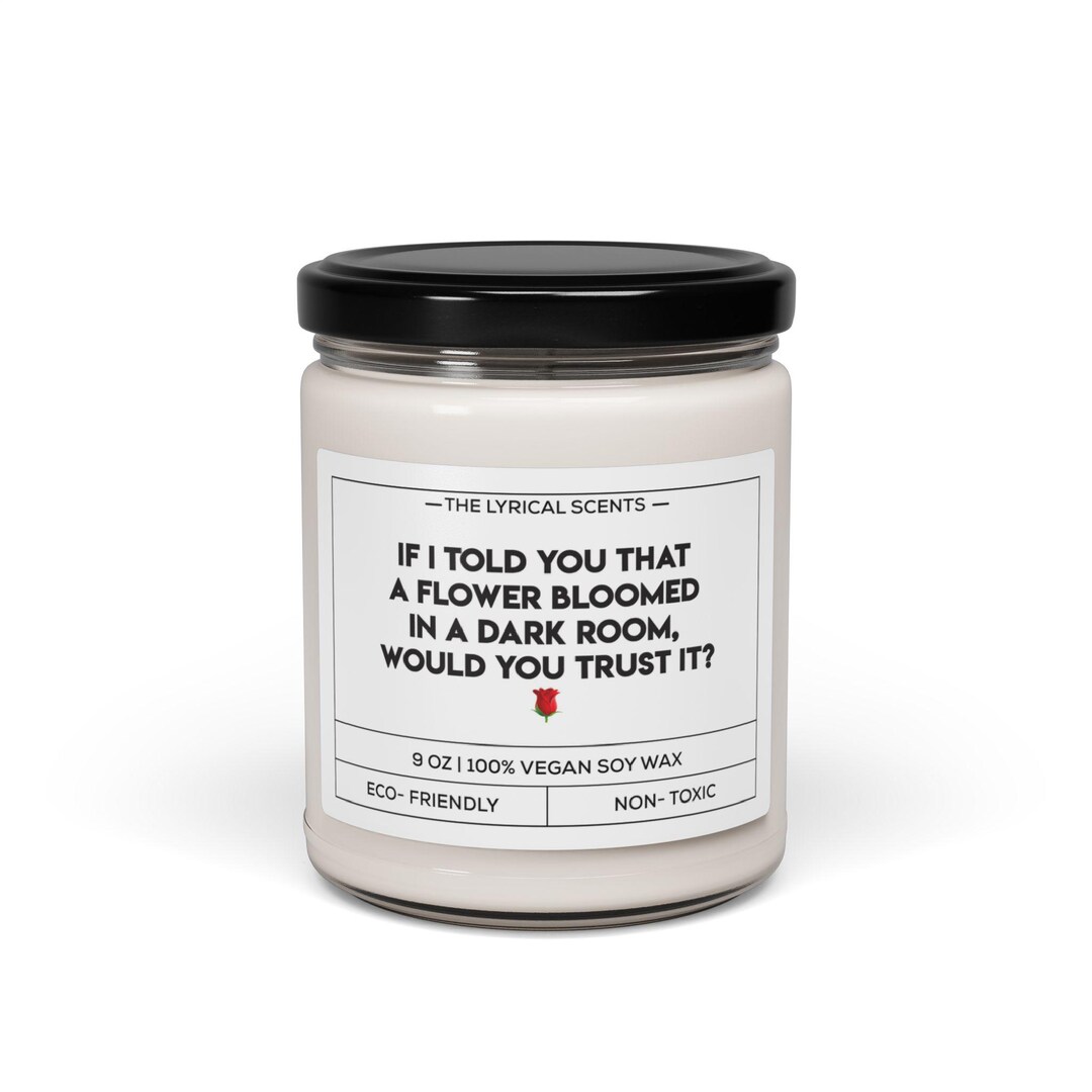 Kendrick Lamar Inspired "poetic Justice" Candle, Housewarming Gift, Hip ...