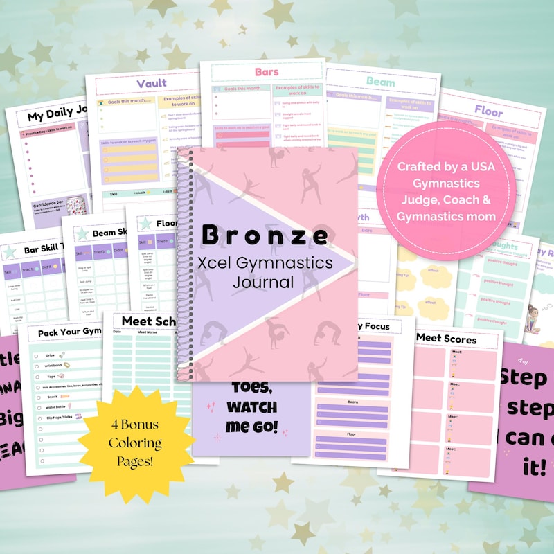 Gymnast Journal Books - Etsy
