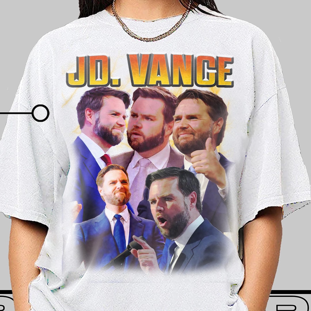 JD Vance T-shirt, Vintage JD Vance Fan Shirt, JD Vance Tee, Halloween ...
