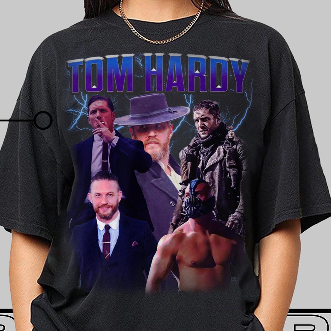 Tom Hardy T-shirt, Vintage Tom Hardy Fan Shirt, Tom Hardy Tee ...