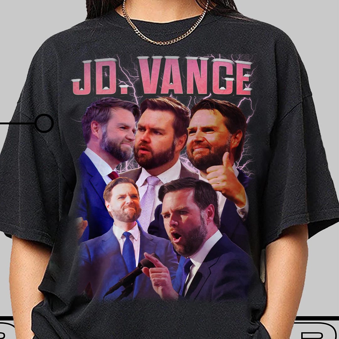 JD Vance T-shirt, Vintage JD Vance Fan Shirt, JD Vance Tee, Halloween ...