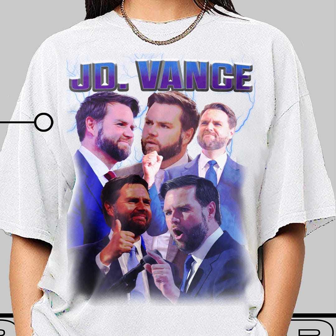 JD Vance T-shirt, Vintage JD Vance Fan Shirt, JD Vance Tee, Halloween ...