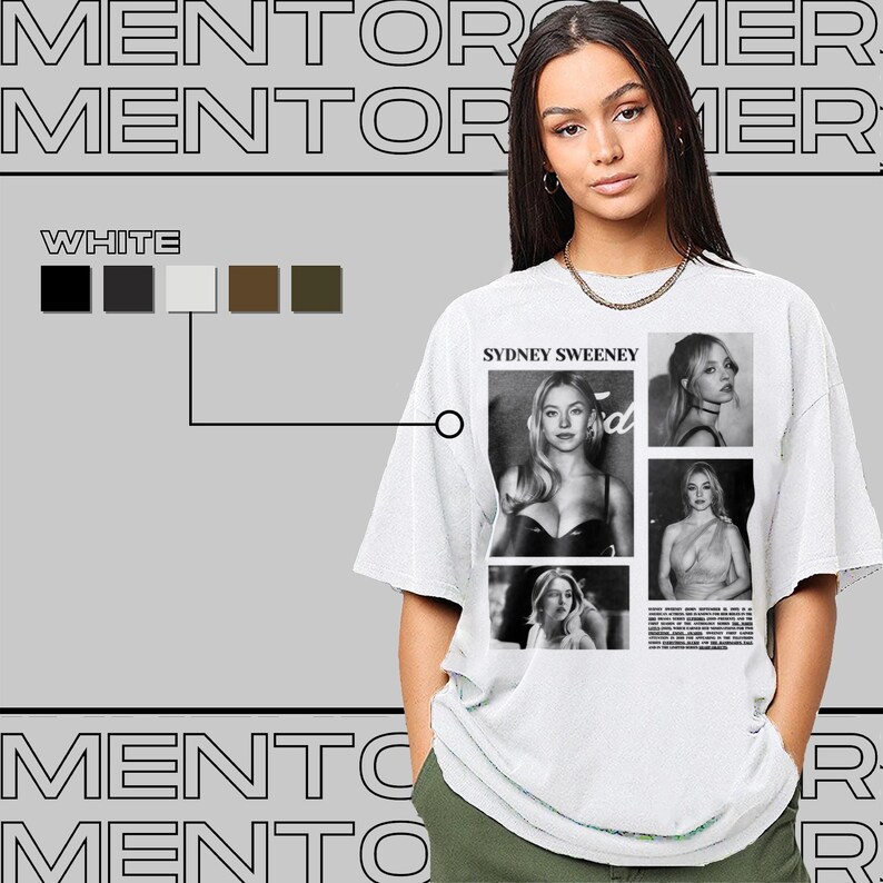 Sydney Sweeney T-shirt, Vintage Sydney Sweeney Fan Shirt, Sydney ...