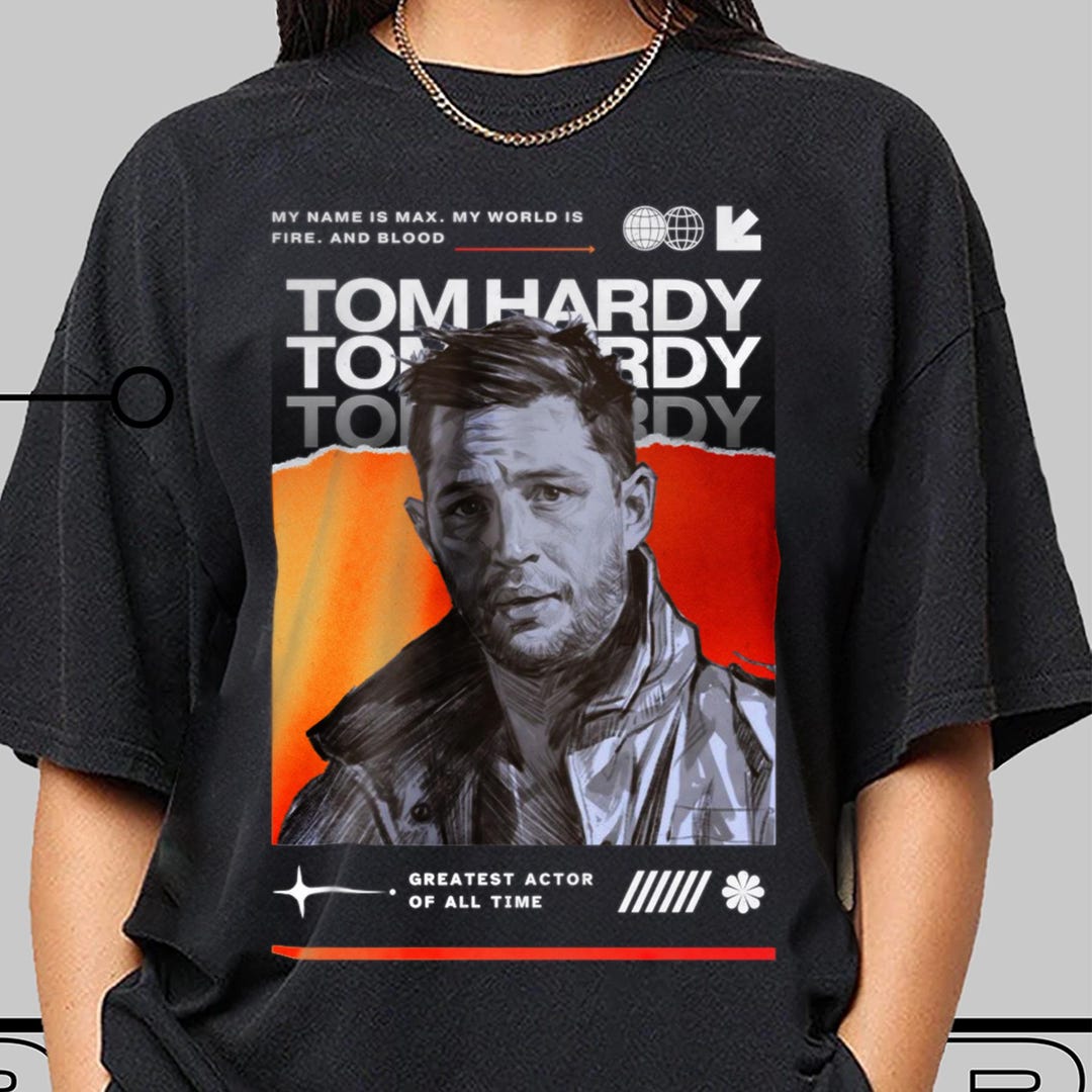 Tom Hardy T-shirt, Vintage Tom Hardy Fan Shirt, Tom Hardy Tee ...