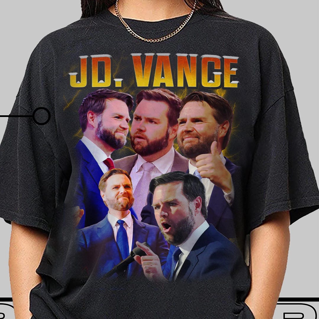 JD Vance T-shirt, Vintage JD Vance Fan Shirt, JD Vance Tee, Halloween ...