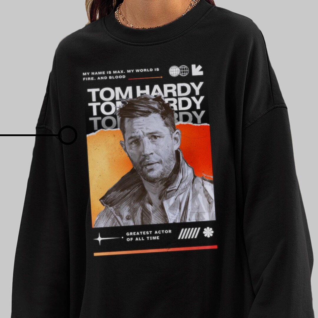 Tom Hardy Sweatshirt, Vintage Tom Hardy Fan Sweatshirt, Tom Hardy ...