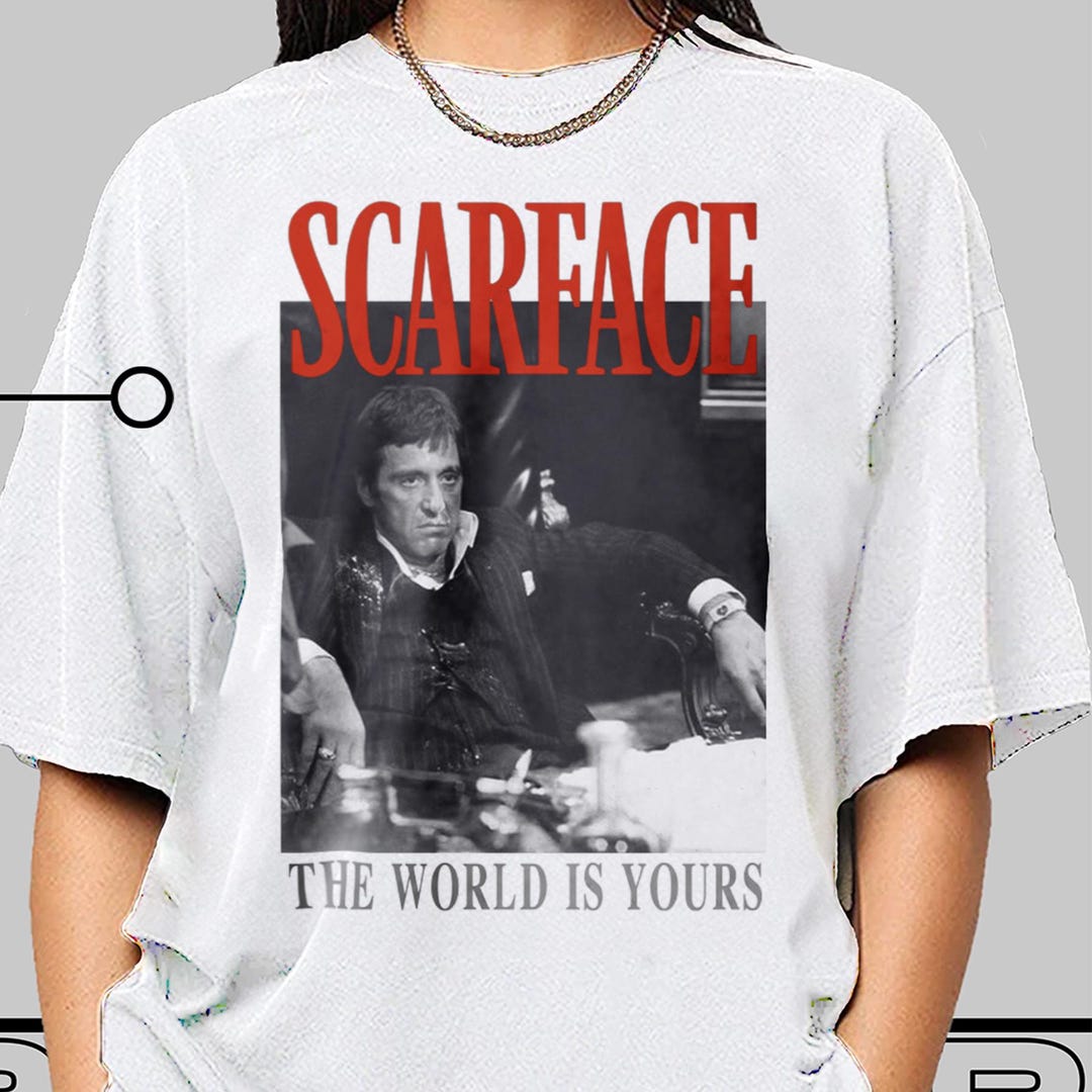 Al Pacino T-shirt, Vintage Scarface Fan Shirt, Al Pacino Tee, Scarface ...