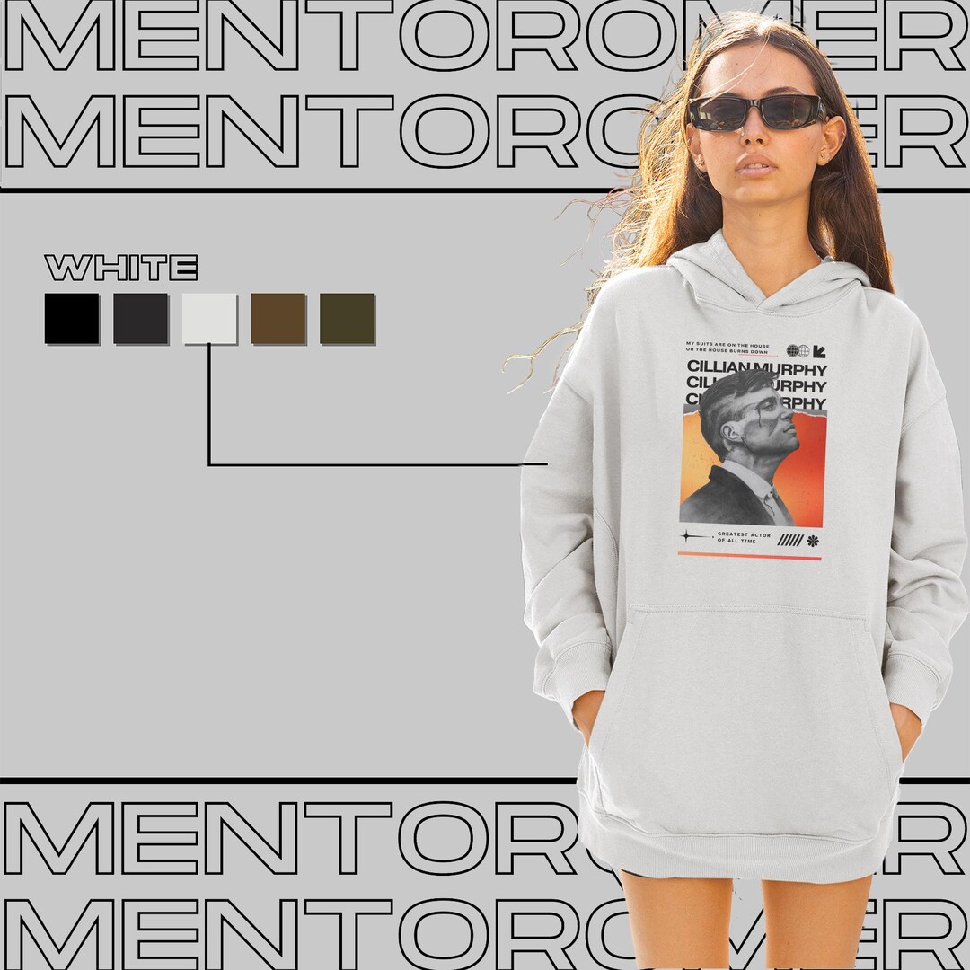 Cillian Murphy Hoodie, Vintage Cillian Murphy Fan Hooded Sweatshirt ...