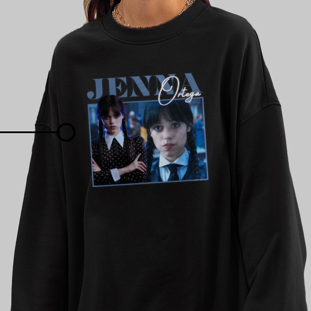 Jenna Ortega Sweatshirt, Vintage Jenna Ortega Fan Sweatshirt, Jenna ...