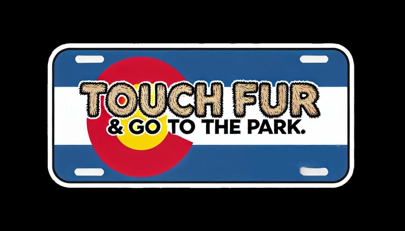 Touch Fur & Go to the Park CO Themed Bumper Sticker - Etsy