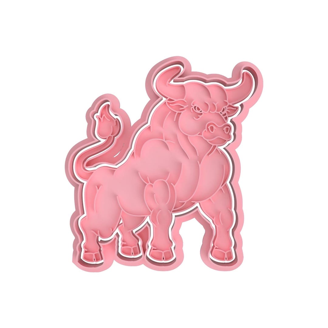 Bull Cookie Stamp Cutters - Etsy
