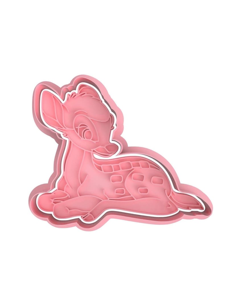 Bambi Cookie Stamp Cutters Fondant Stamp Cutters Mould Cake Cookie ...