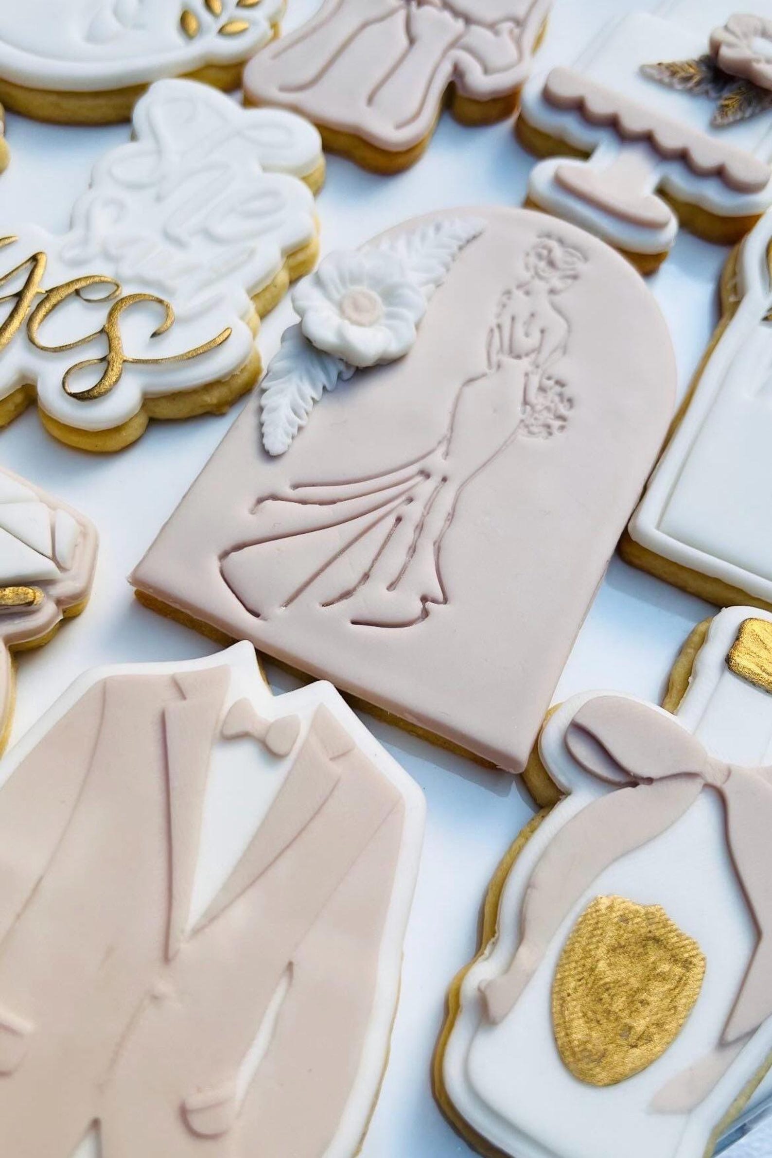 She Said Yes Wedding Cookie Cutters Stamp for Cake Cupcake Cookie ...