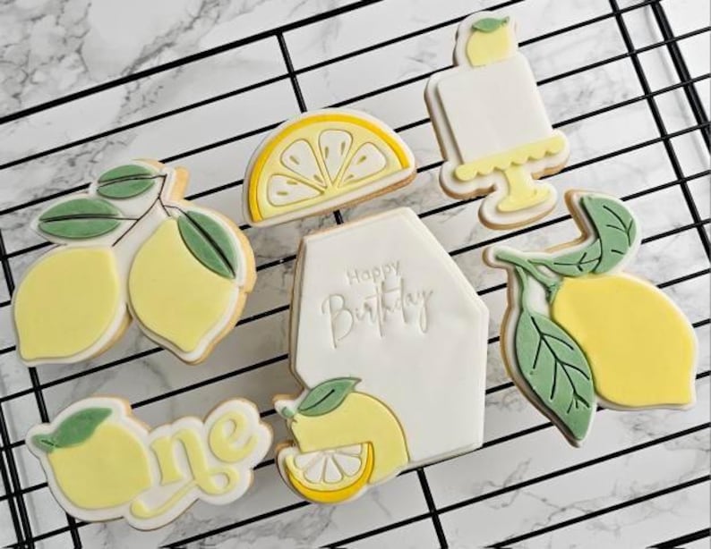 Lemon With Leaf Cookie Cutters Stamp for Cake Cookie Decorating Tools ...