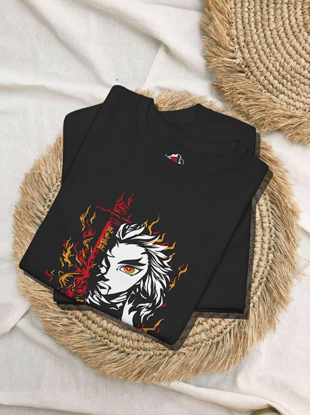 Demon Slayer Shirt With Rengoku, Anime Shirt With Demon Slayer, Shirt ...