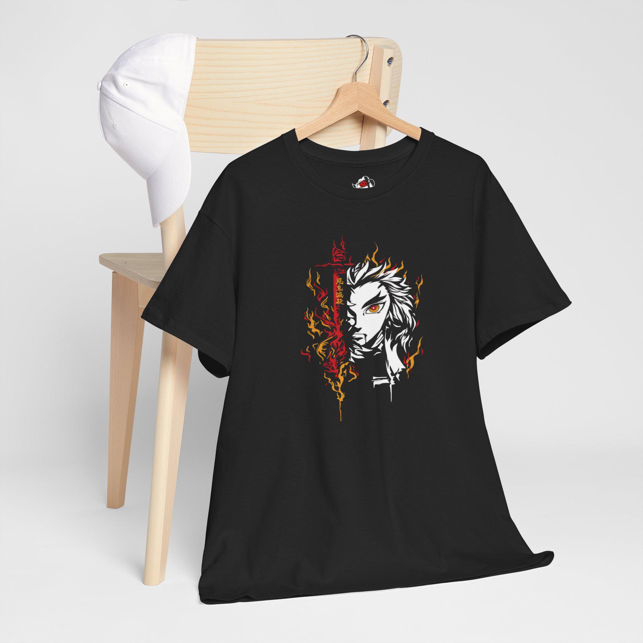 Demon Slayer Shirt With Rengoku, Anime Shirt With Demon Slayer, Shirt ...