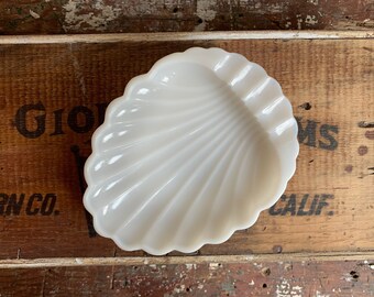 Milk Glass Shell | Etsy