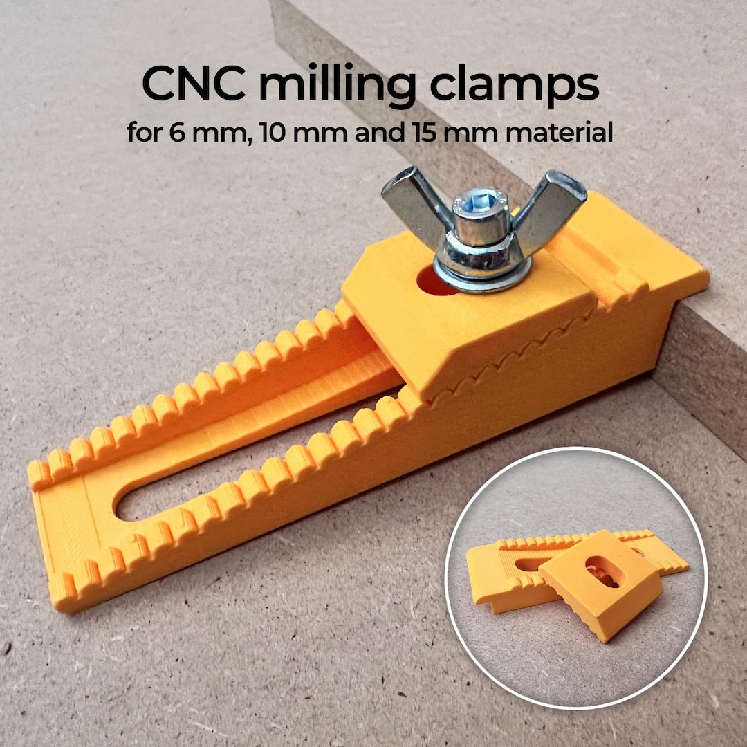 CNC Milling Clamps – Low-hold Clamps With Bolt Channel for Side and ...