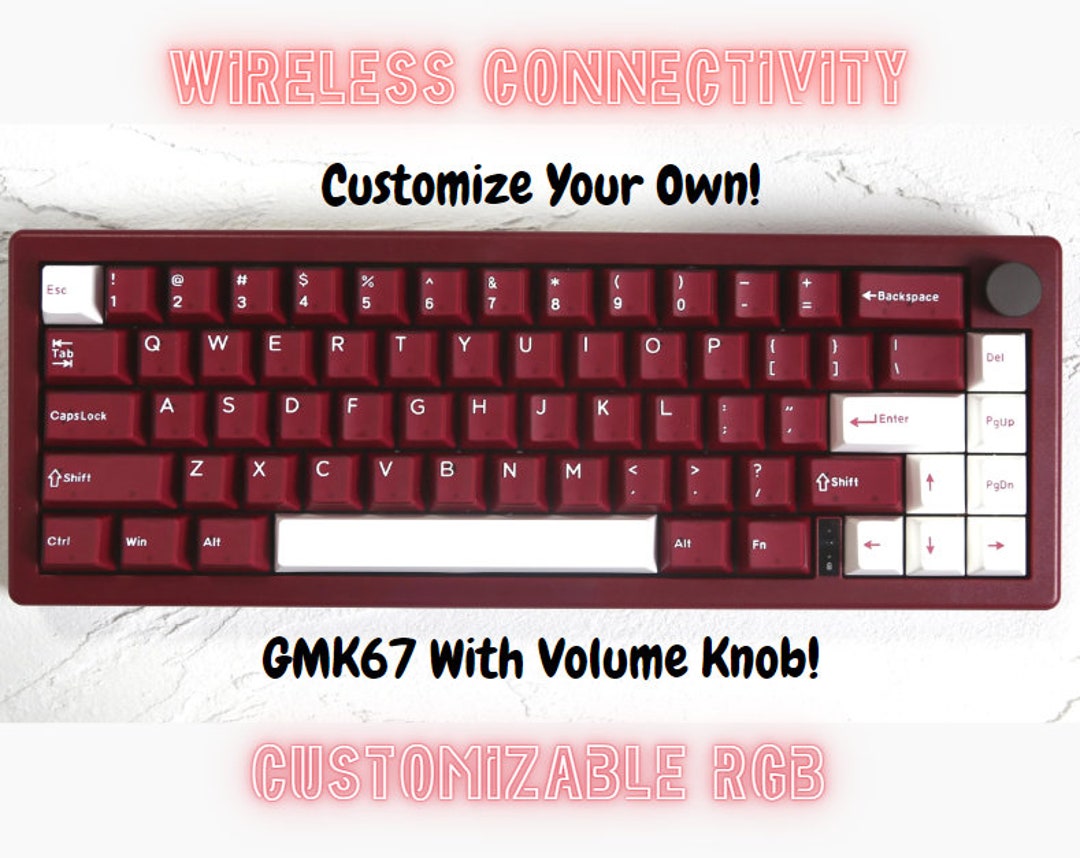 Customize Your Own 65% Knob RGB Mechanical Keyboard Lubed/filmed ...