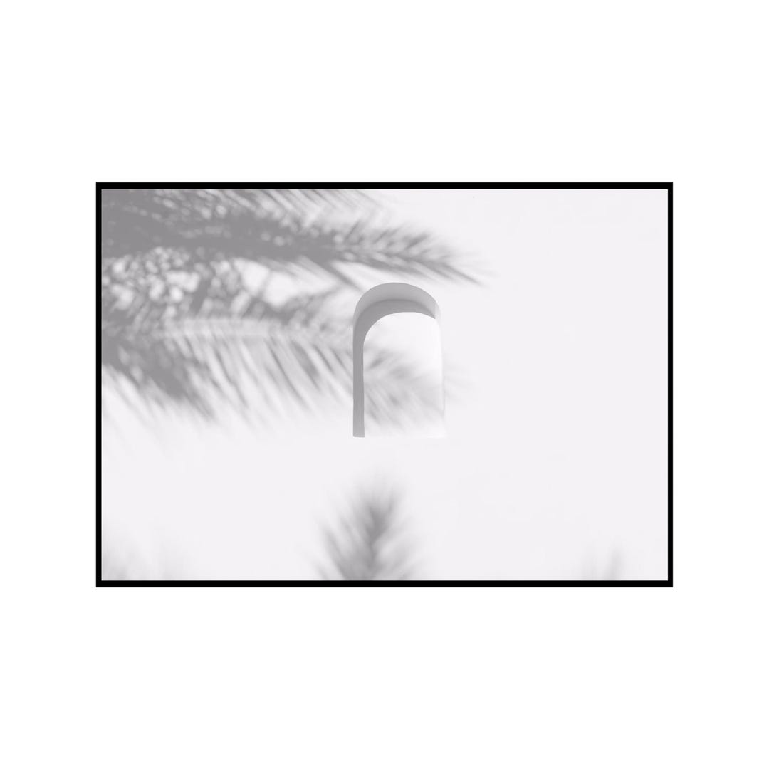 Minimalist Aesthetic Toquilla Palm Leaf Tree Print Clean Classic Rustic ...