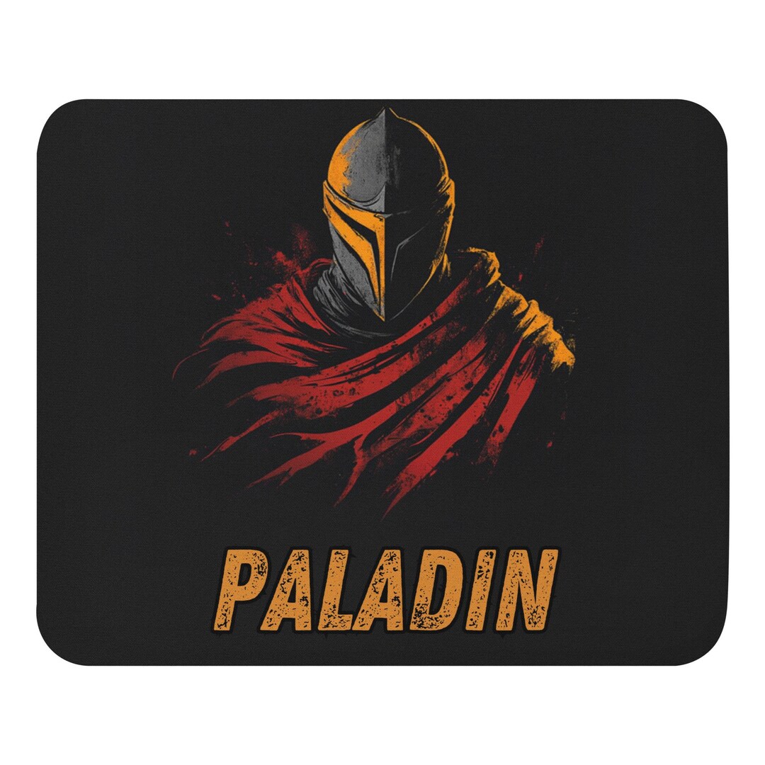 Dnd Paladin Mouse Pad, Gaming Mouse Pad, Unique Mouse Pad, Fantasy ...