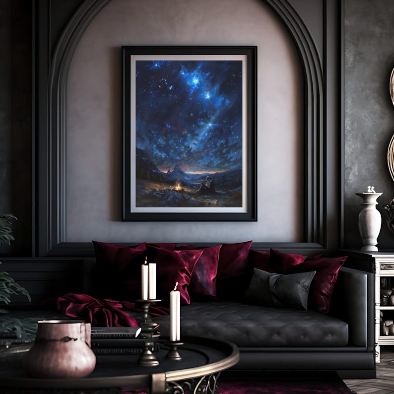 Campfire Knight Art Dark Fantasy Art Medieval Knight High-resolution ...