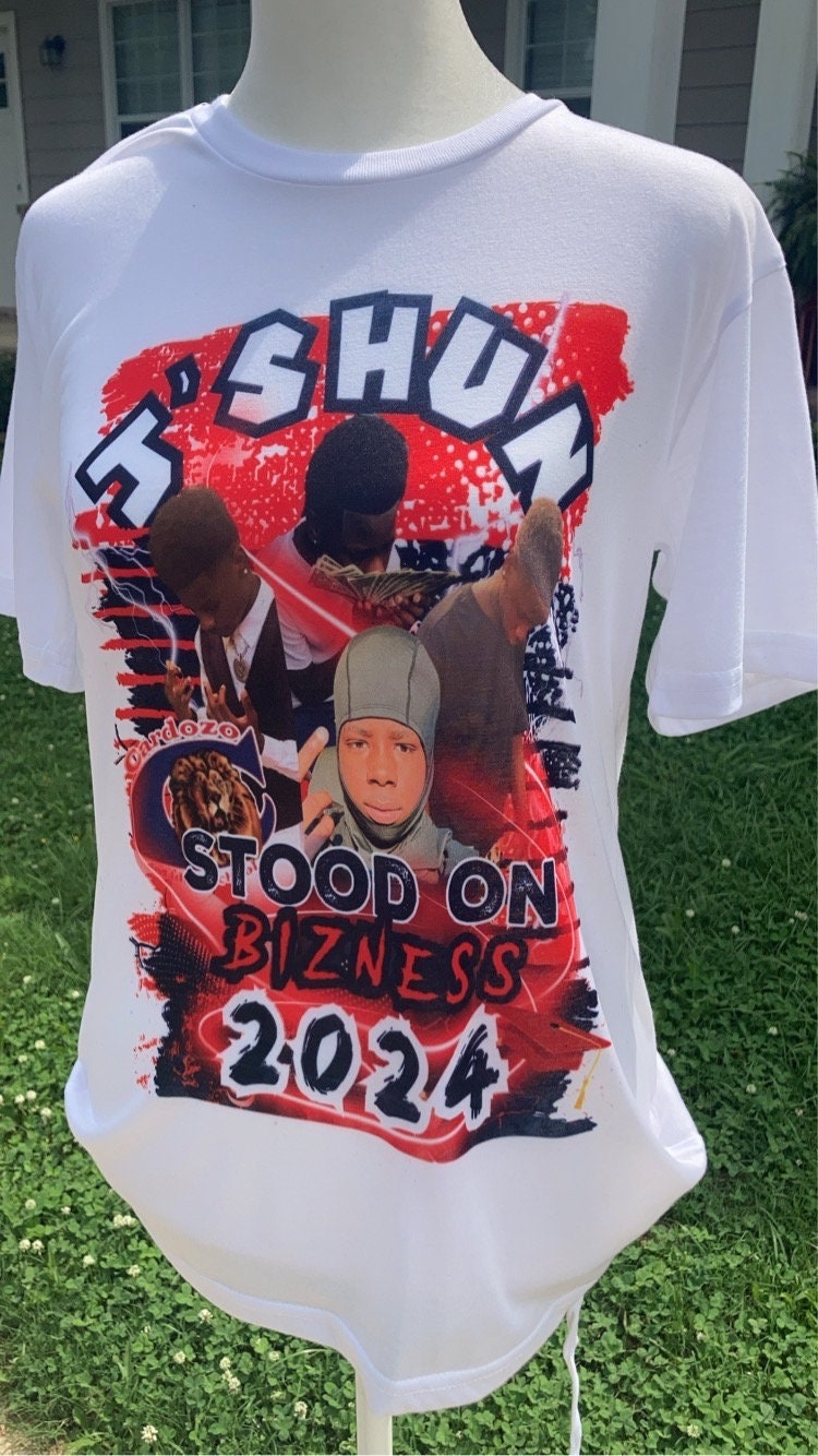 White Sublimation Shirt With Any Custom Design - Etsy