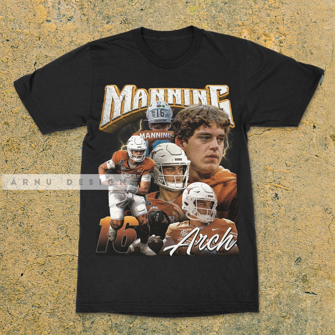 Arch Manning Shirt : Custom Personalized Quarterback 90s Sweatshirt ...
