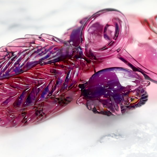 Purple Glass Pipe - Etsy