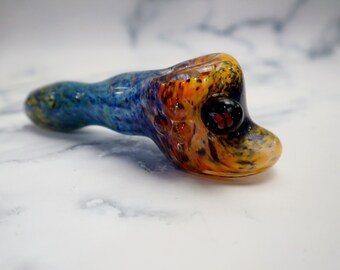 Glass Tobacco Pipe bluey Spoon Pipe - Etsy