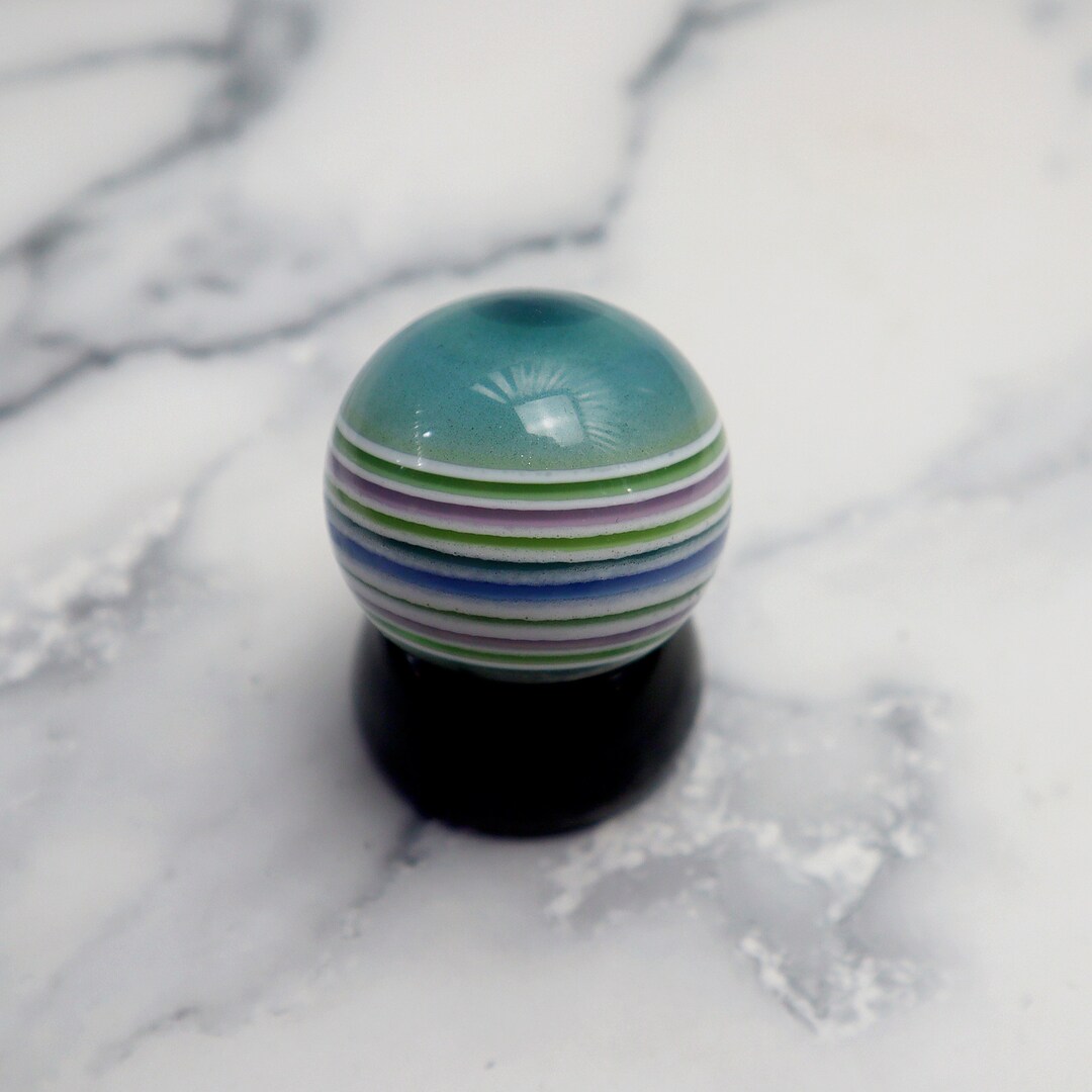 Borosilicate Glass Encalmo Marble "spring #3" - Etsy