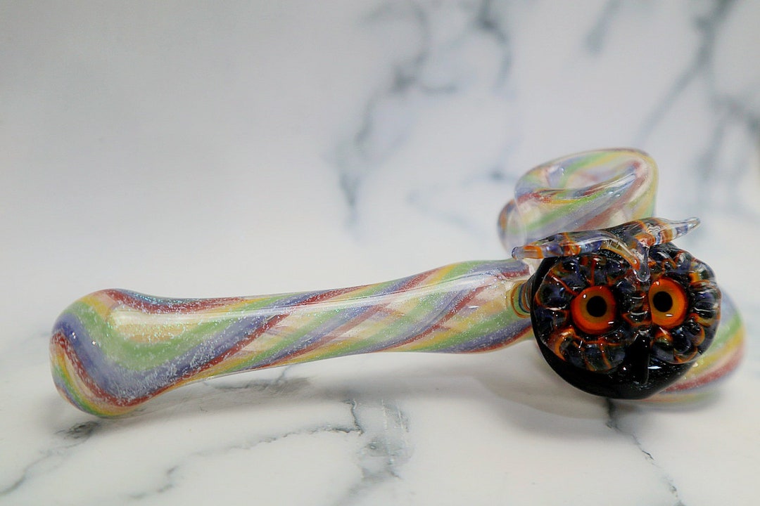 Rainbow Dichro Owl Hammer - Etsy